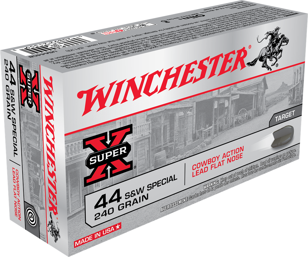 WINCHESTER # U44CB - WESTERN COWBOY ACTION Cal. 44 SP - 240gr, FLAT P