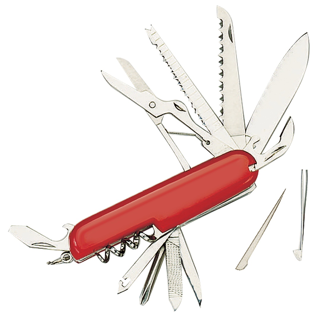 3202 - Swiss Army Type 11 Function Pocket Knife Navaja multiuso tipo ...