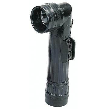 639 - G.I. Type D-Cell Linterna militar acodada tipo D-Cell color negro ...