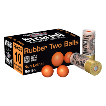 TURAC # 12RUB2 - DOBLE SHOCK Cartucho Cal. 12 NO LETAL 2 Proyectiles de ...